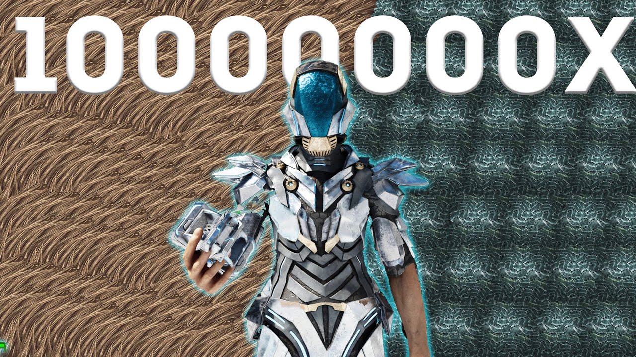 Ark But It's 1000000000X FIBERCRAFT - YouTube