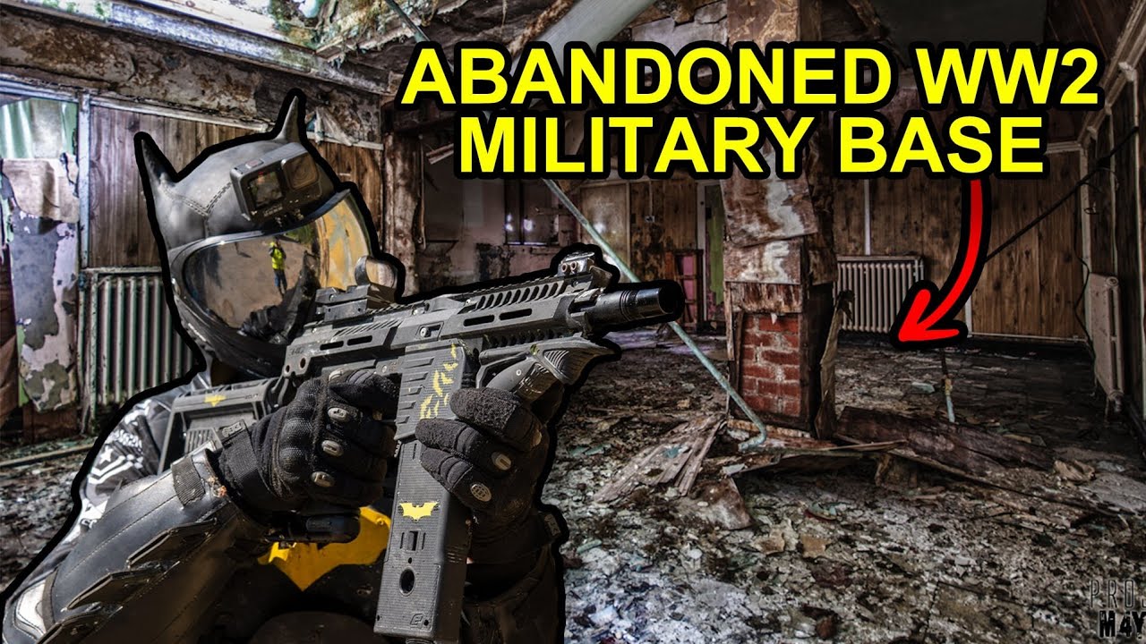 Crazy CQB Paintball At ABANDONED Military Base. - YouTube