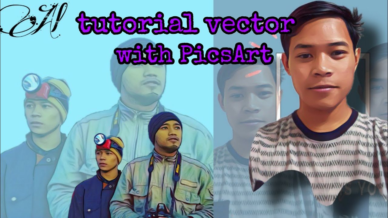 Tutorial membuat vector dengan pics art - YouTube