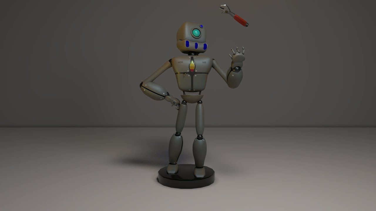 CGI YR1 | Robot Character Turnaround - YouTube