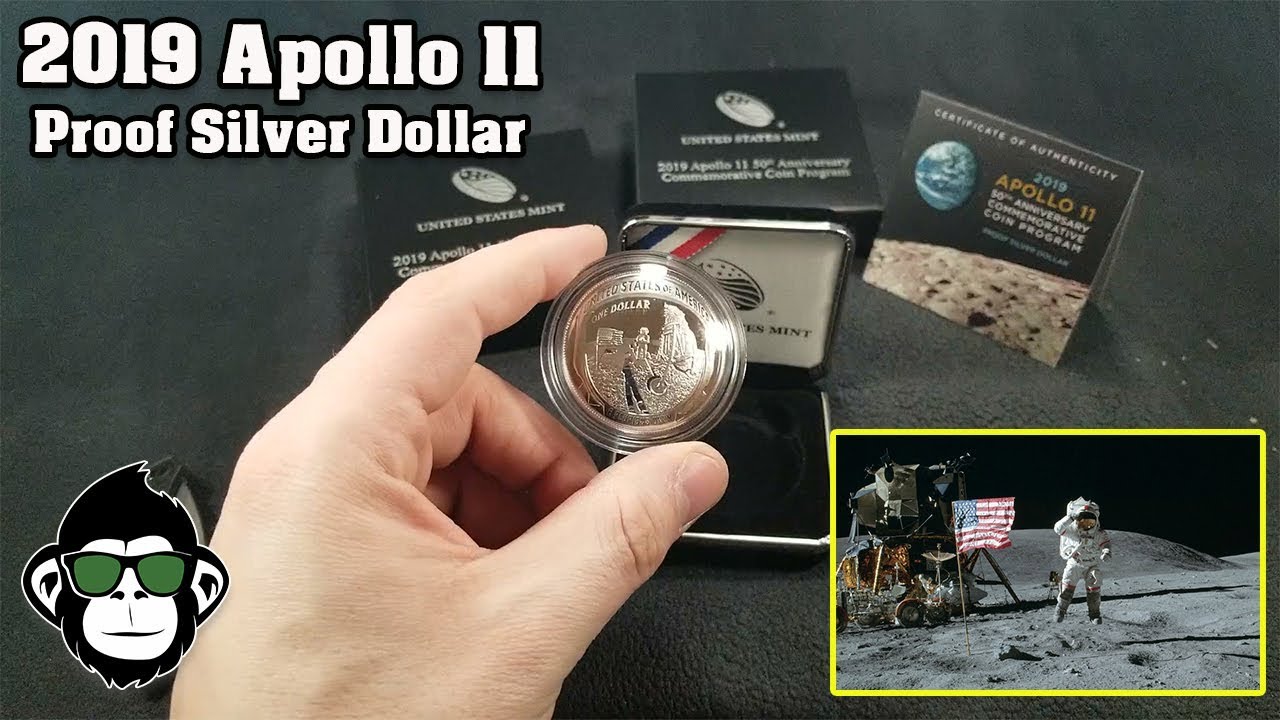 The Apollo 11 50th Anniversary Silver Dollar Proof Coin | U.S Mint ...