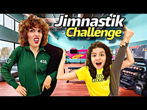 İMKANSIZ AKROBASİ MEYDAN OKUMASI! PRO ESMANUR İLE NOOB SARA'YI KAPIŞTIRIYORUZ | Esmanur ve Sara