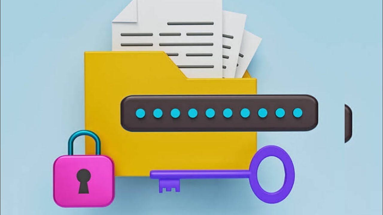 how to lock files/folder - YouTube