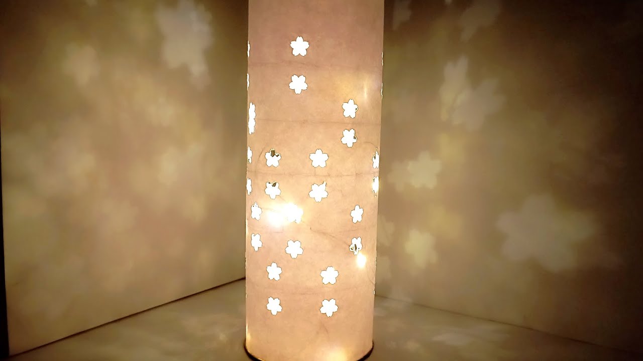 Making stunning lamp with paper/my easiest lamp ever/diy lamp making ...