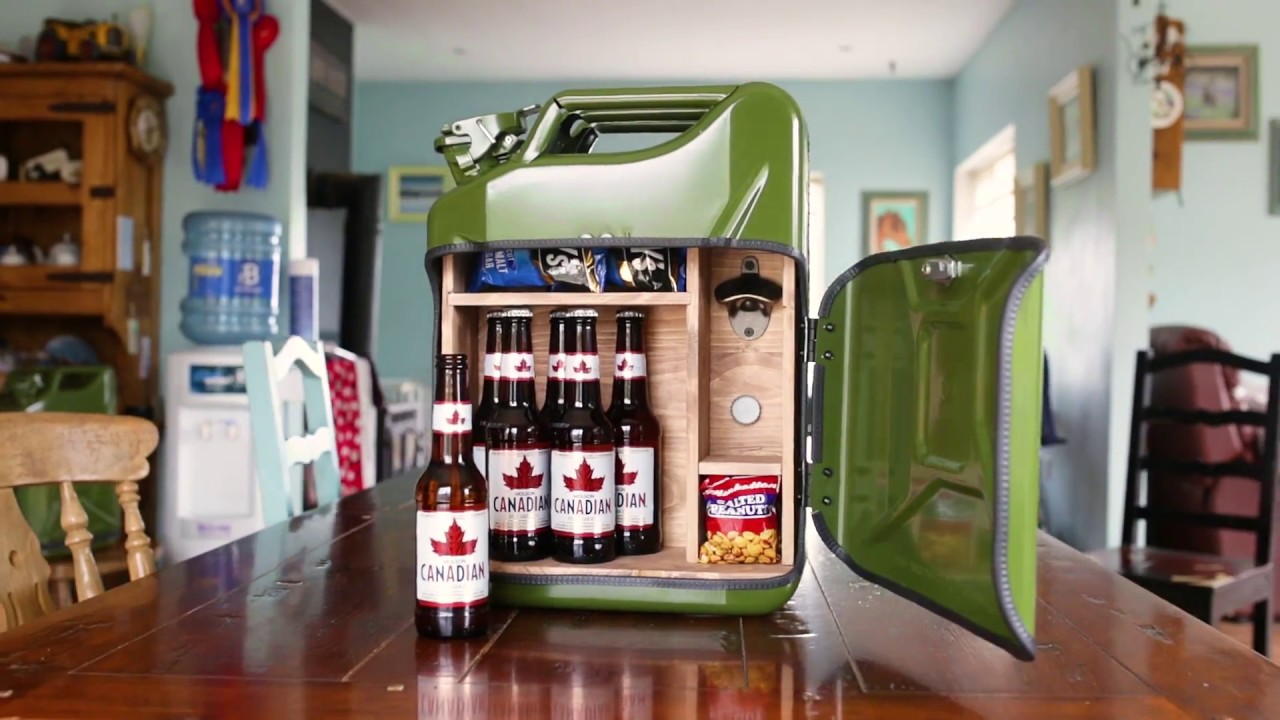 Beer Bar Jerry Can Minibar - YouTube
