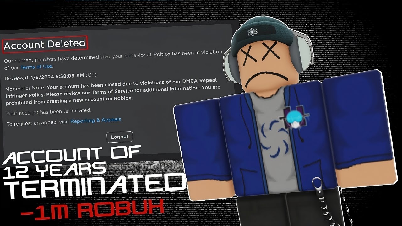 My Roblox Account Was Terminated Over a T-Shirt - YouTube