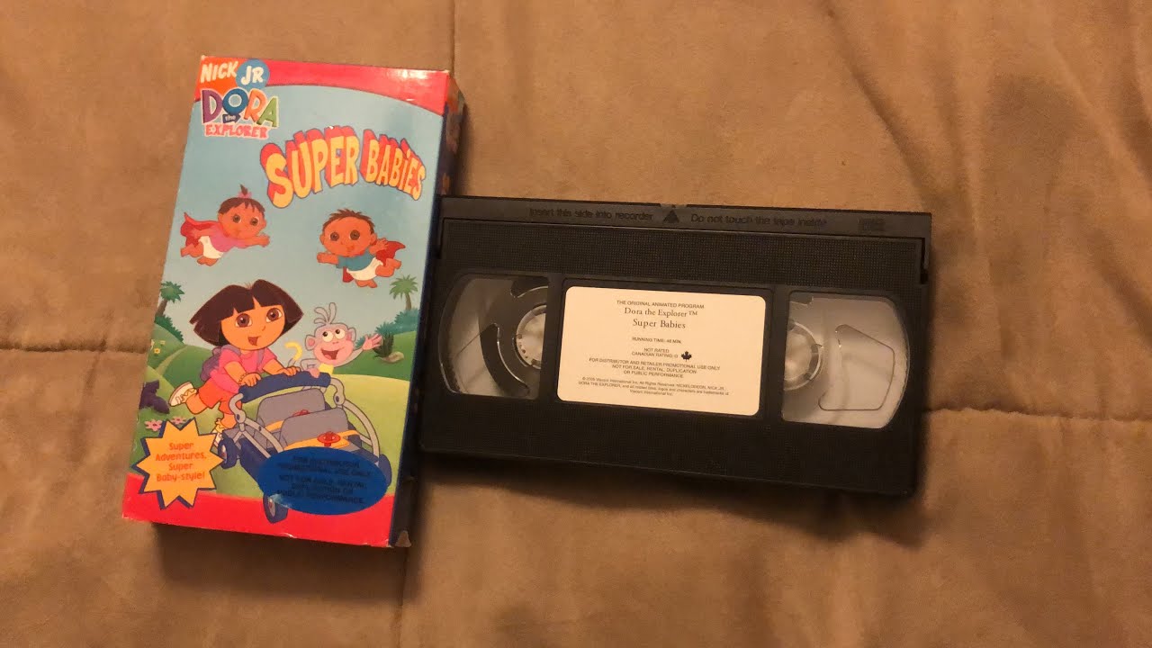 Opening to Dora the Explorer Super Babies Promo VHS - YouTube