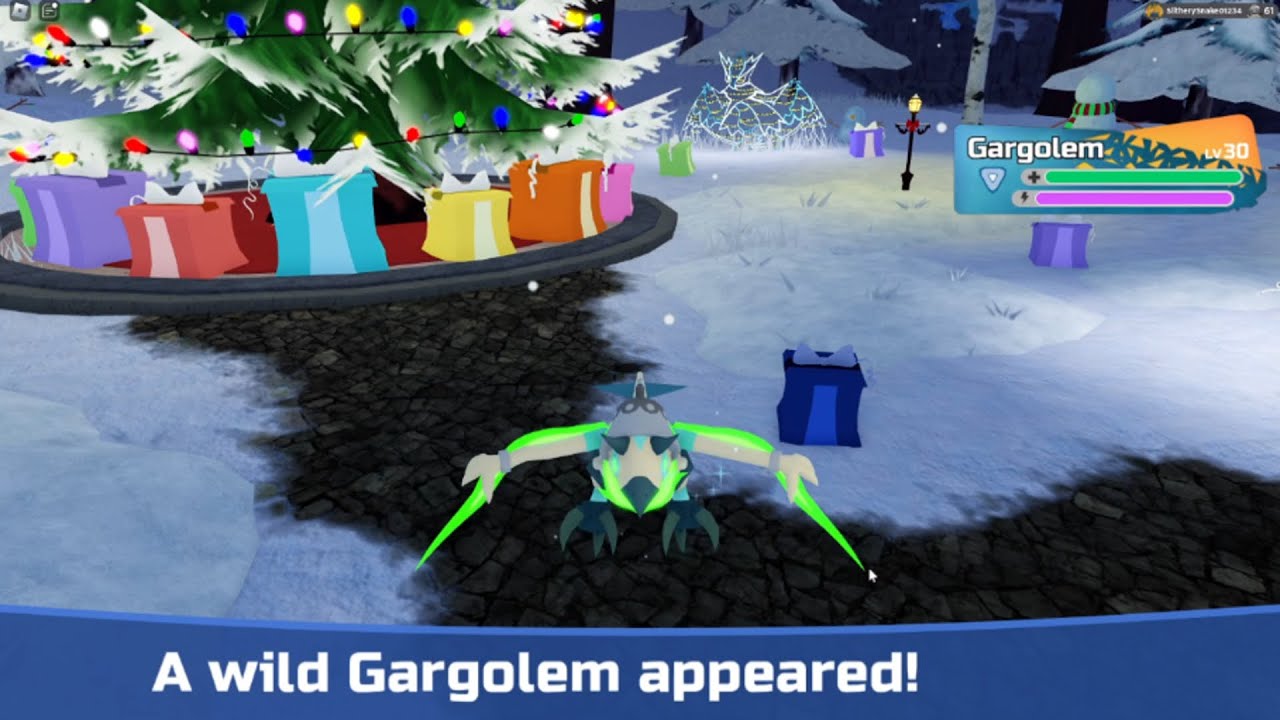 Gleam Christmas Gargolem Air Form! - Roblox Loomian Legacy Rare Finds ...
