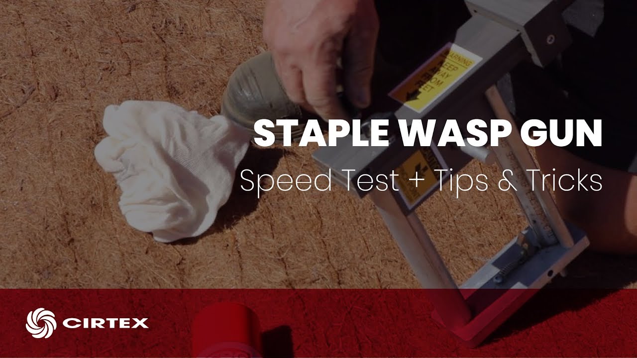 Staple Wasp Gun - Speed Test, Tips & Tricks - YouTube