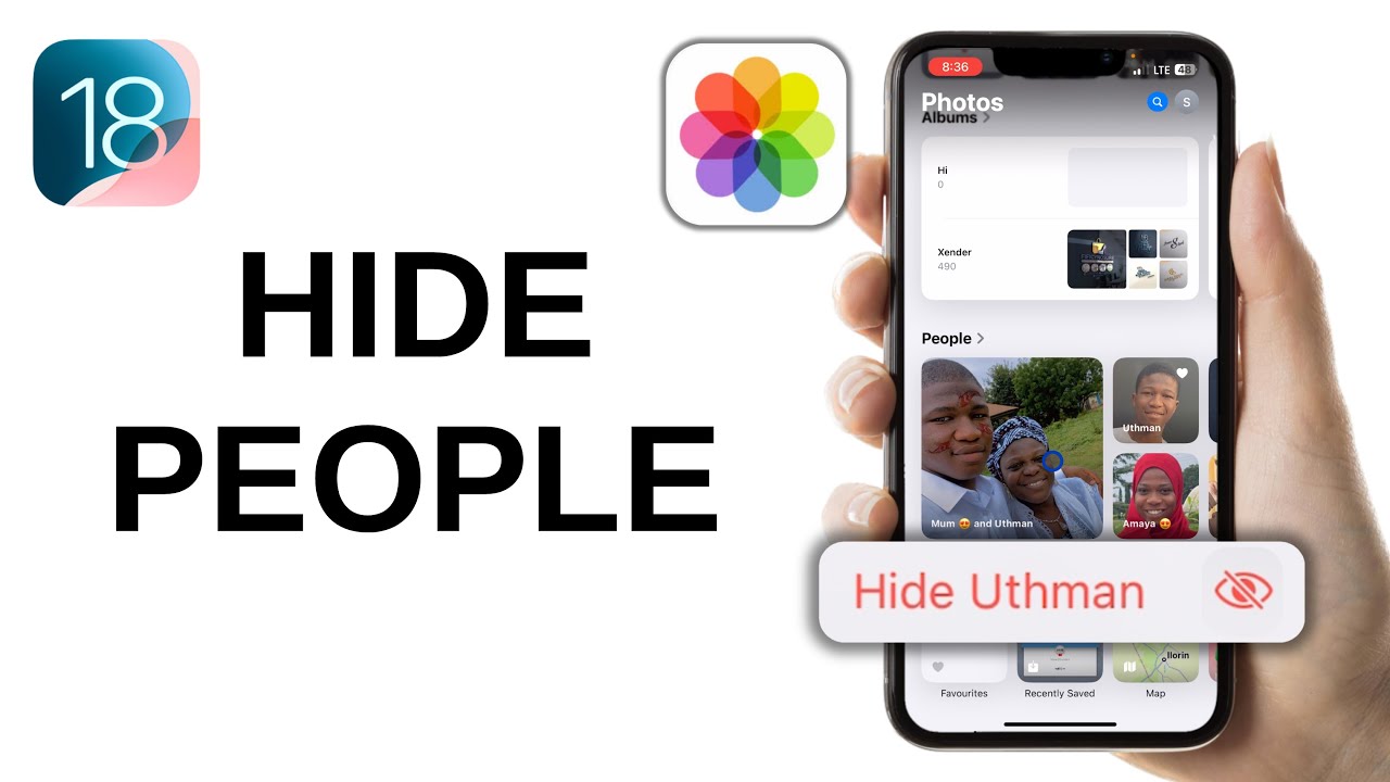 How to Hide People in Photos on iPhone - iOS 18 - YouTube