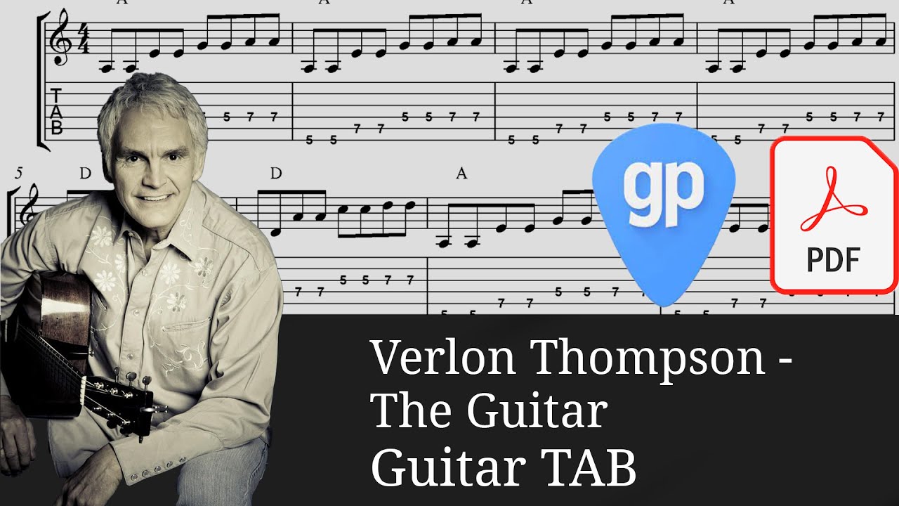 Verlon Thompson The Guitar - Guitar Tabs [TABS] - YouTube