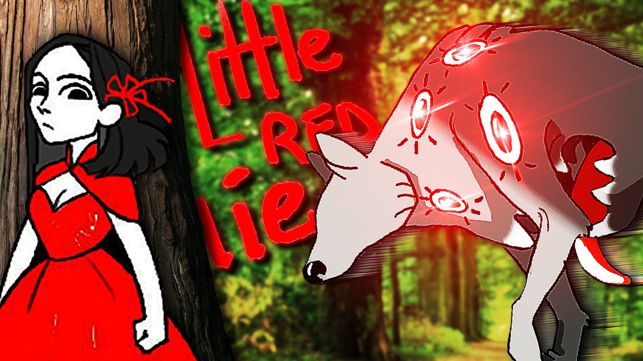 LITTLE RED RIDING HORROR | Little Red Lie (Indie Horror Game) - YouTube