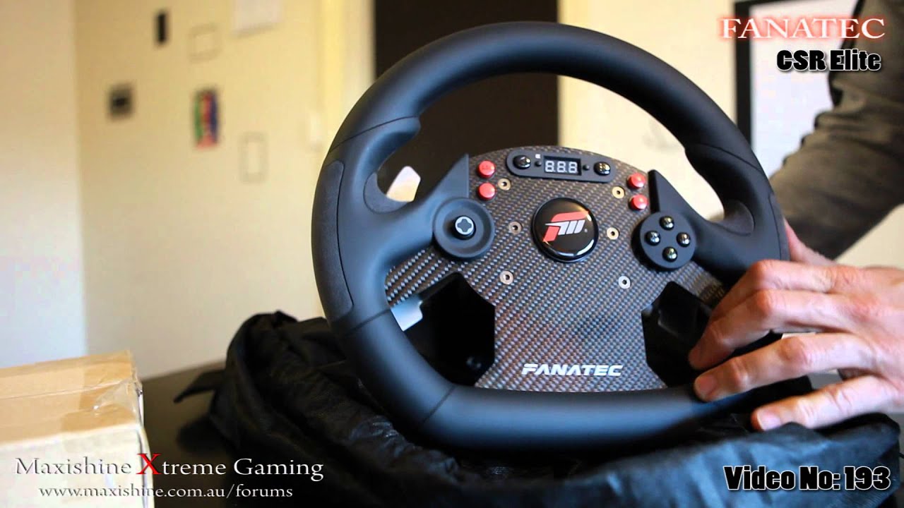 Fanatec CSR Elite Maxishine Video - YouTube