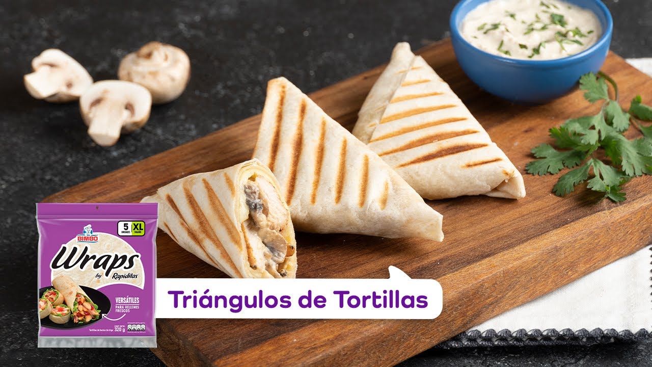 Receta de Triángulos de Tortillas - YouTube