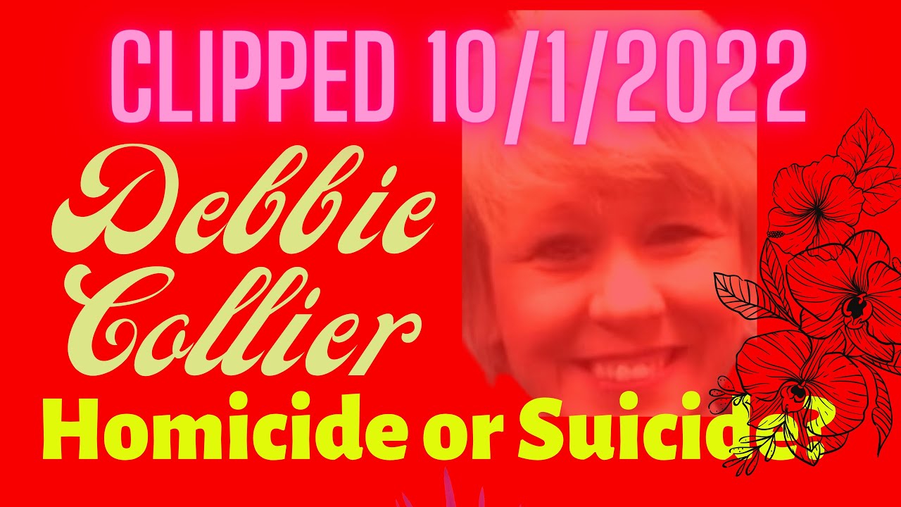 Debbie Collier: Murder and little trees. - YouTube