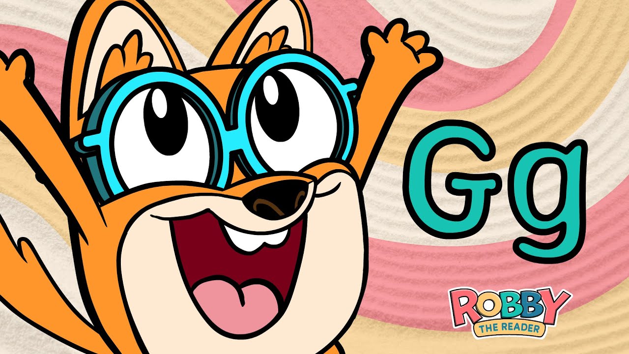 Groovy G! Drawing the Letter G with Robby The Reader - YouTube