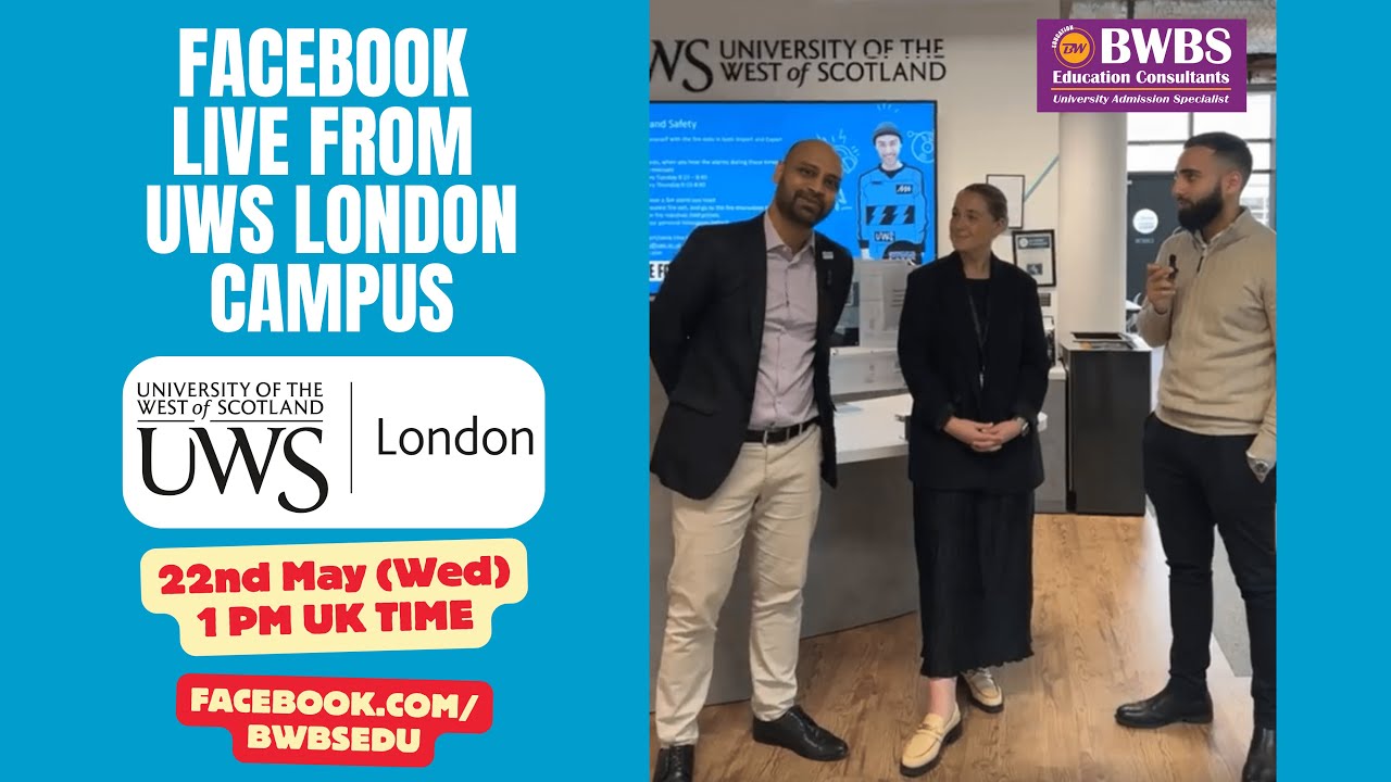 Watch Live broadcast with BWBS from University of the West of Scotland ...