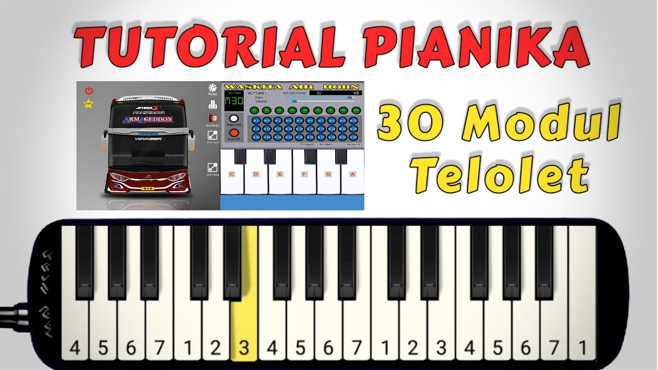 TUTORIAL PIANIKA SEMUA MODUL TELOLET BASURI LENGKAP - YouTube