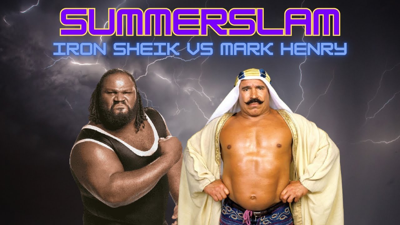 IRON SHEIK VS MARK HENRY SUMMERSLAM! UNITED STATES GOLD! WHAT A BANGER ...