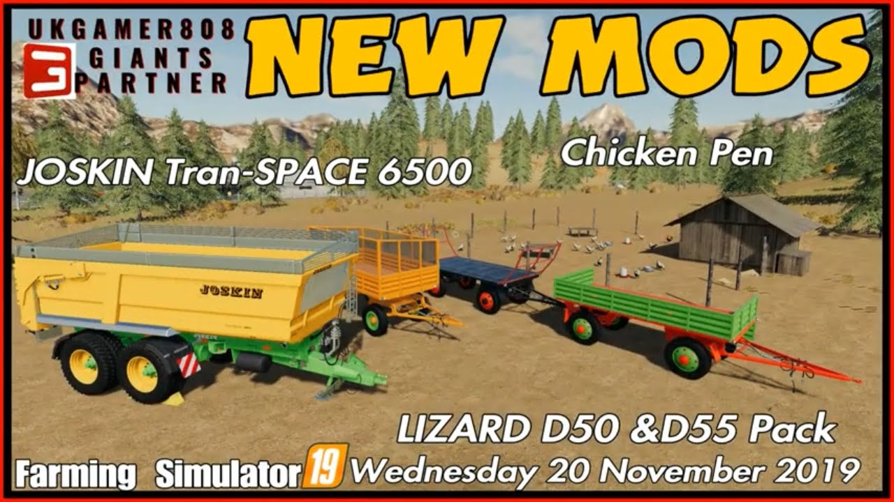 New Mods fs19 Joskin trailer farming simulator mod hub update # ...