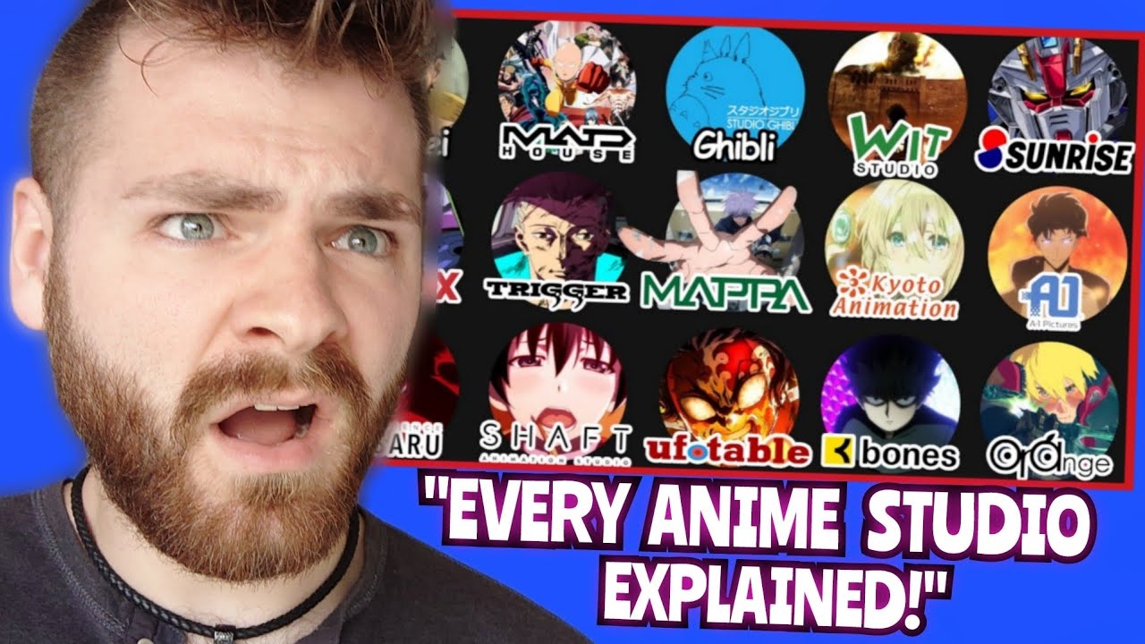 Every Anime Studio Explained in 17 Minutes | REACTION! - YouTube