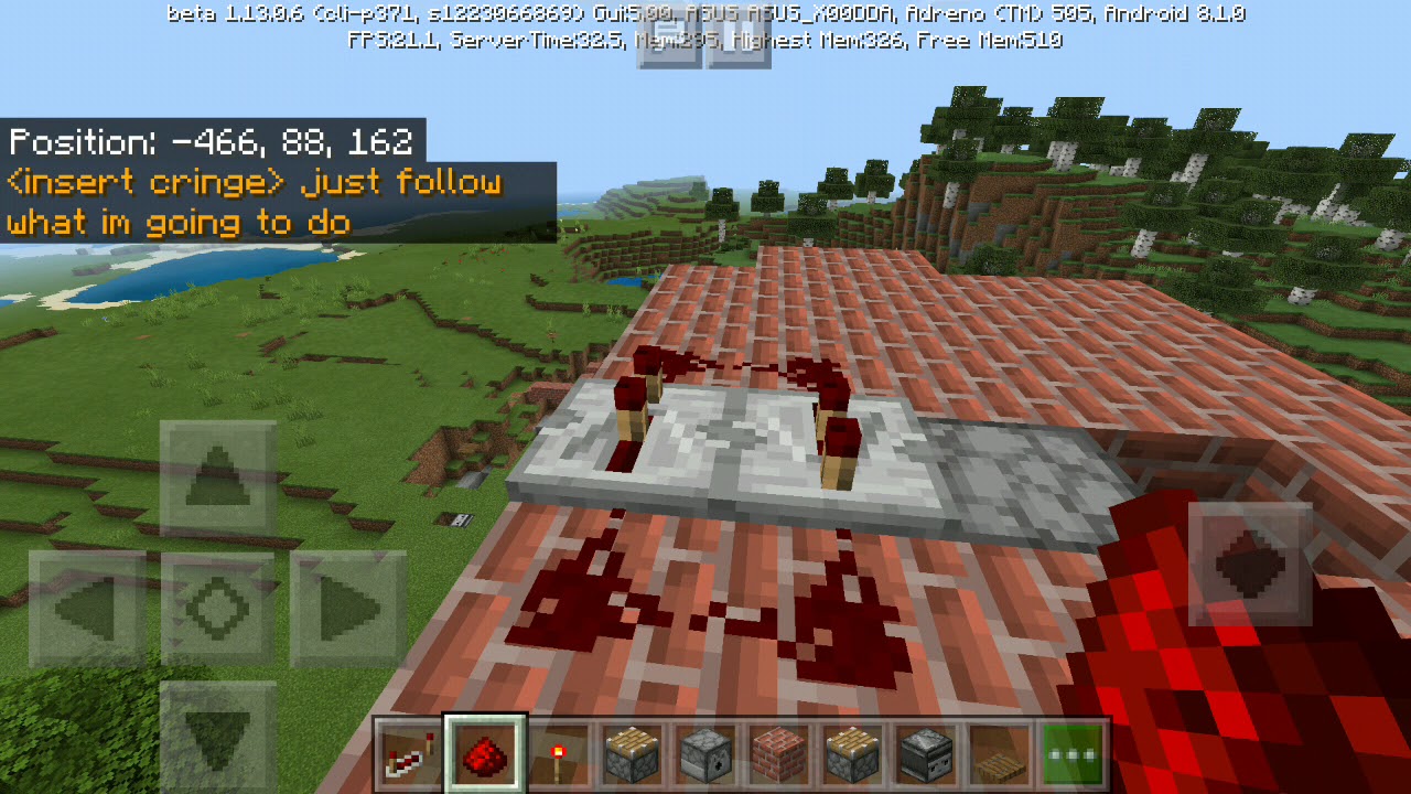 Infinite redstone loop in MCPE (read desc) - YouTube