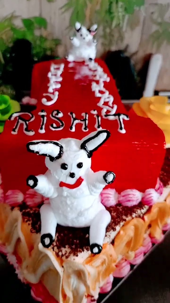 make a 5kg cake for one year birthday celebration - YouTube