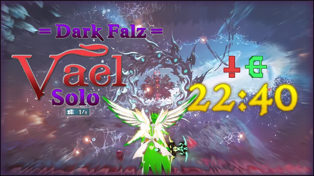 [22:40] DAY 1 BLIND SOLO Dark Falz Vael [PSO2:NGS] - YouTube