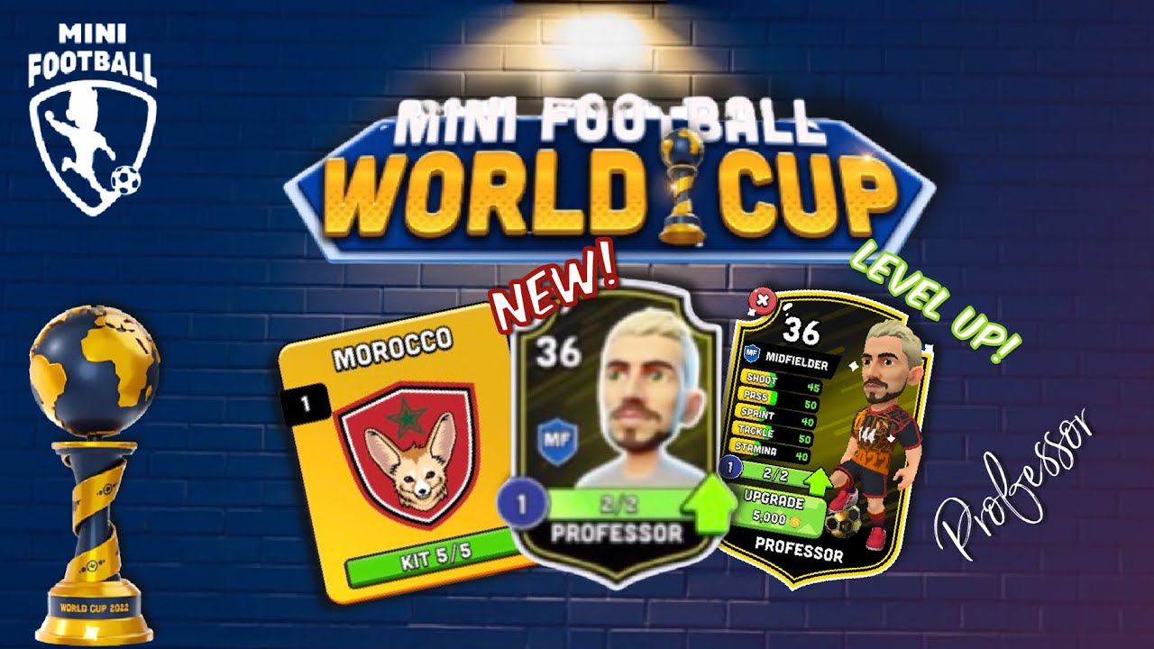 Mini Football - World Cup Tournament FINAL for Morroco Kit! New Legend ...
