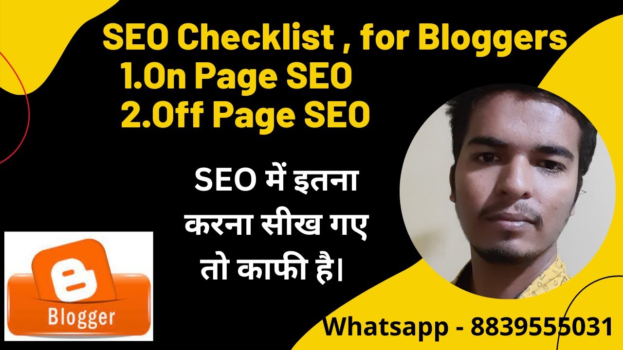 🔥 SEO Checklist On page seo checklist off page seo checklist Free SEO Checklist Technical SEO ...