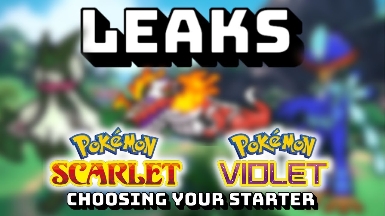 Choosing your Starter - STATS BREAKDOWN - Pokemon Scarlet & Pokemon ...