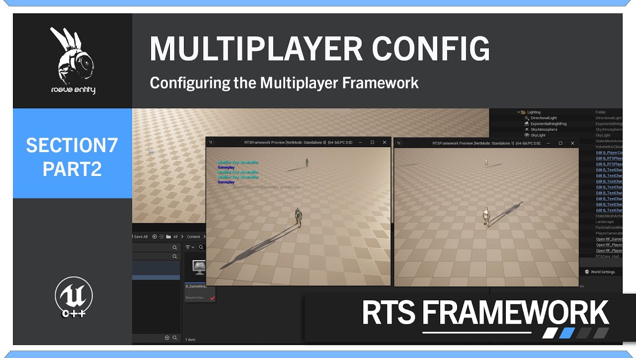 Multiplayer Configuration Section 7 Part 2 Mp Rts Framework Ue5 Youtube