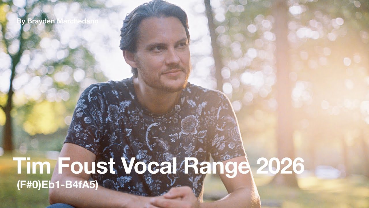 Tim Foust Vocal Range 2026 (F#0-A5) - YouTube