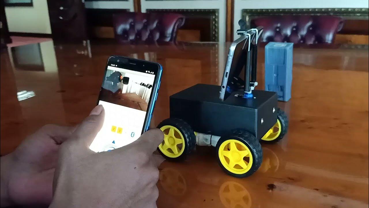 Membuat Robot Pengintai mengunakan Arduino dan IP Camera Android - YouTube