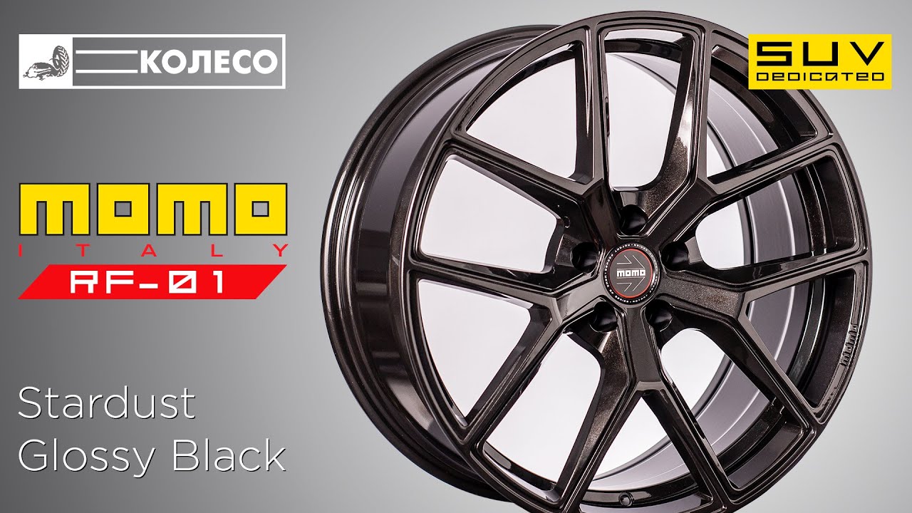 MOMO SUV RF-01 цвет Stardust Glossy Black технология: Rotary Formed ...