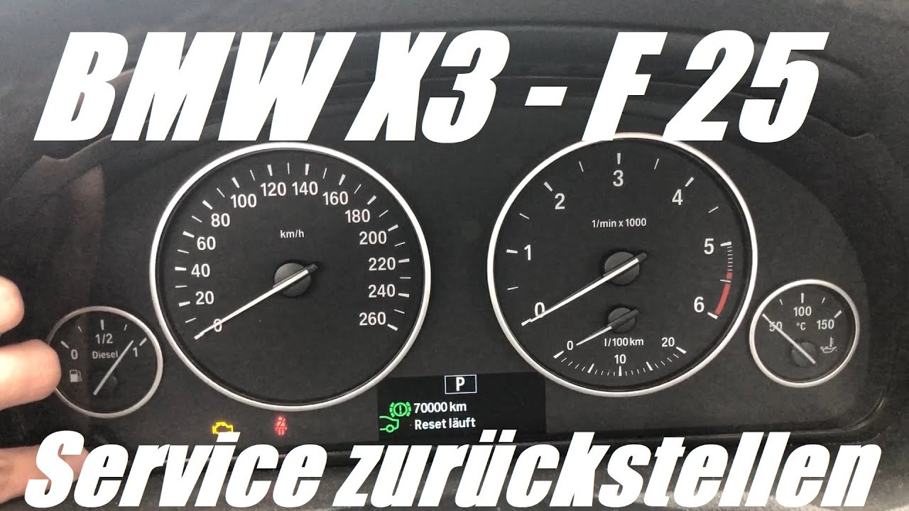 Bmw X3 Service Reset