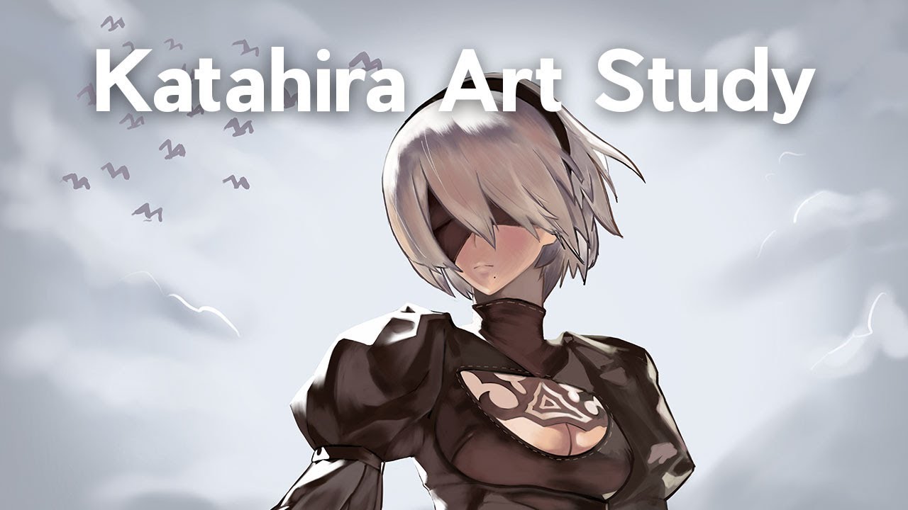 2B Nier Art Study (Katahira24) - YouTube