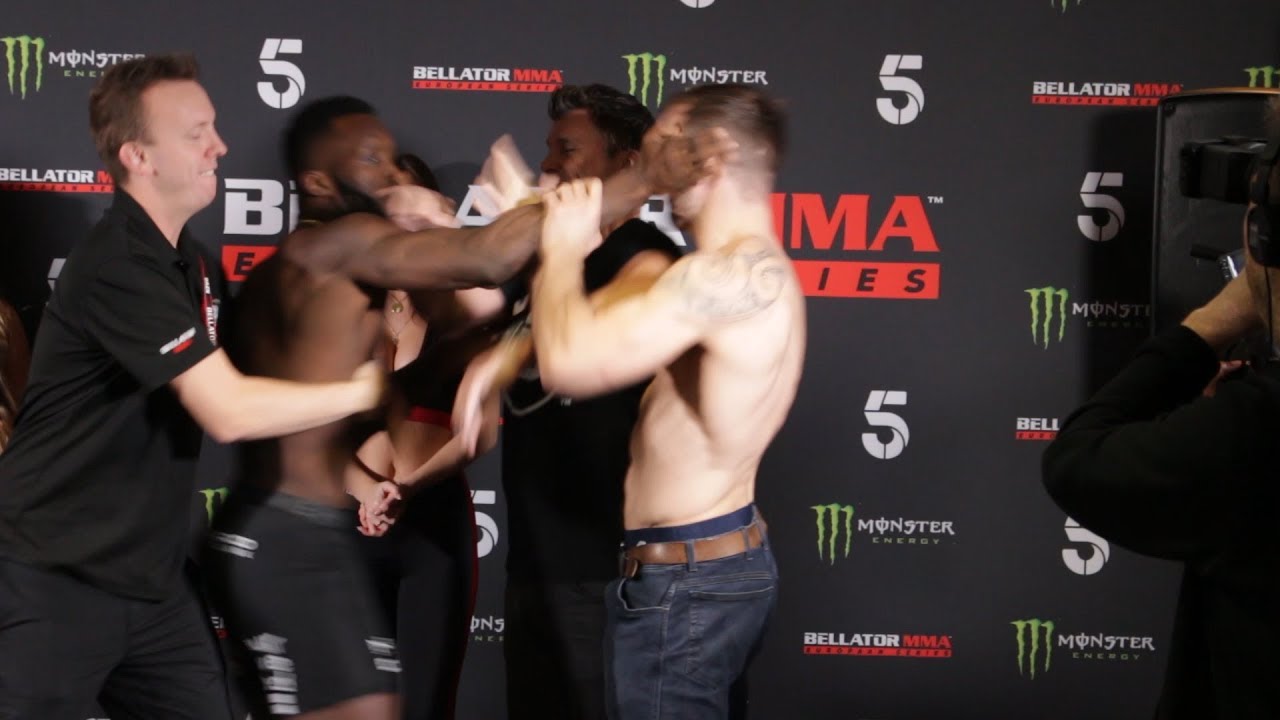 Scuffle Breaks Out at Bellator London Ceremonial Weigh-Ins - MMA ...