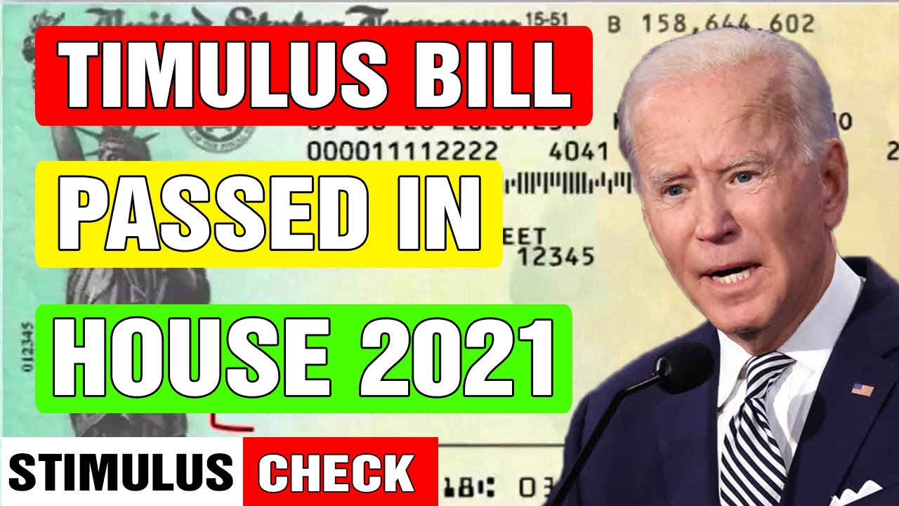 Stimulus Check Update - ITS DONE! $2000 - Stimulus Bill Passed in House ...