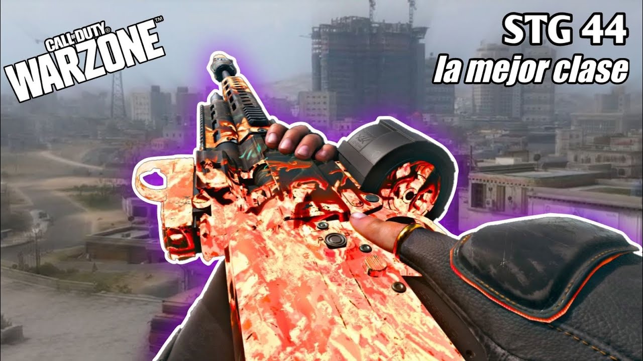 STG 44 aún SIGUE REVENTANDO en WARZONE || la MEJOR CLASE de la STG 44 ...