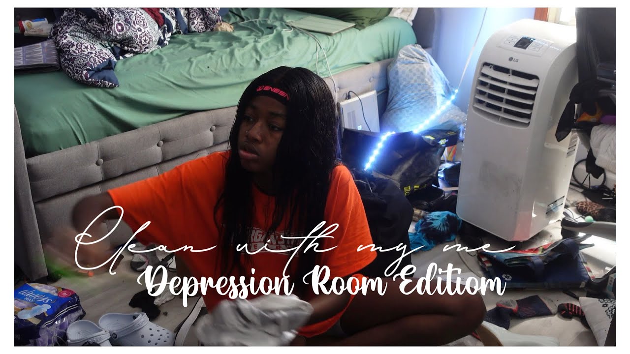 cleaning my depression room | *extreme* - YouTube