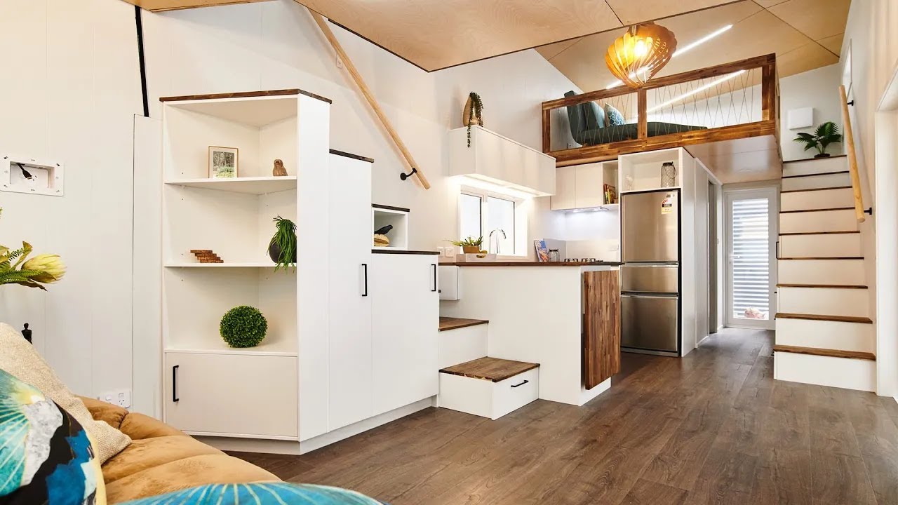 Absolutely Gorgeous Cocoon Tiny House for Sale - YouTube