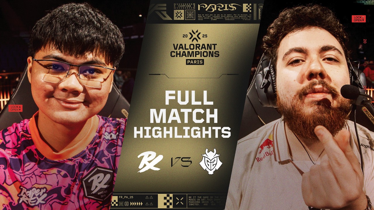 PRX vs. G2 | MATCH HIGHLIGHTS | VALORANT Champions Paris 2025 ...