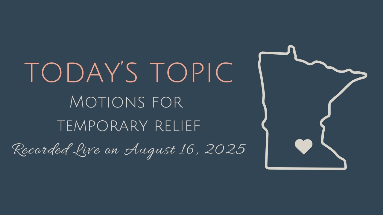 Episode 49: Motions for Temporary Relief (Recorded Live on September 13 ...