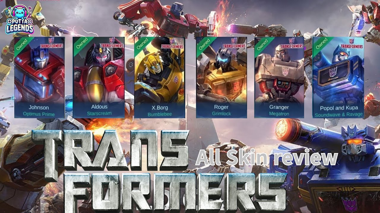 EPIC Transformers Skins! Full Review & Effects! - YouTube