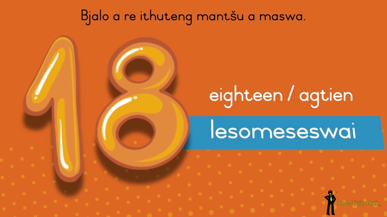 Sepedi - Intermediate Phase - Abuti Syllabus - Lesson 16/Les 16 ...