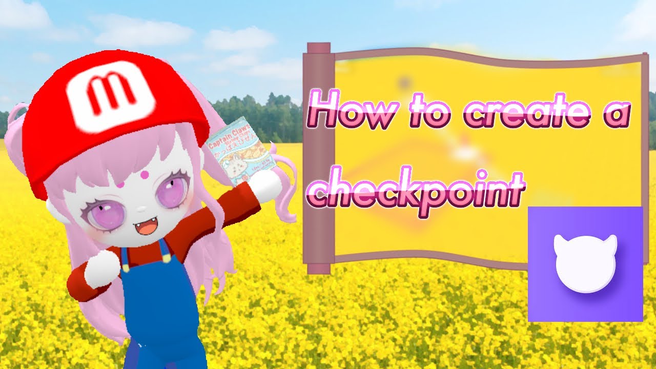 How to create a checkpoint in your games in BUD! 💗 - YouTube