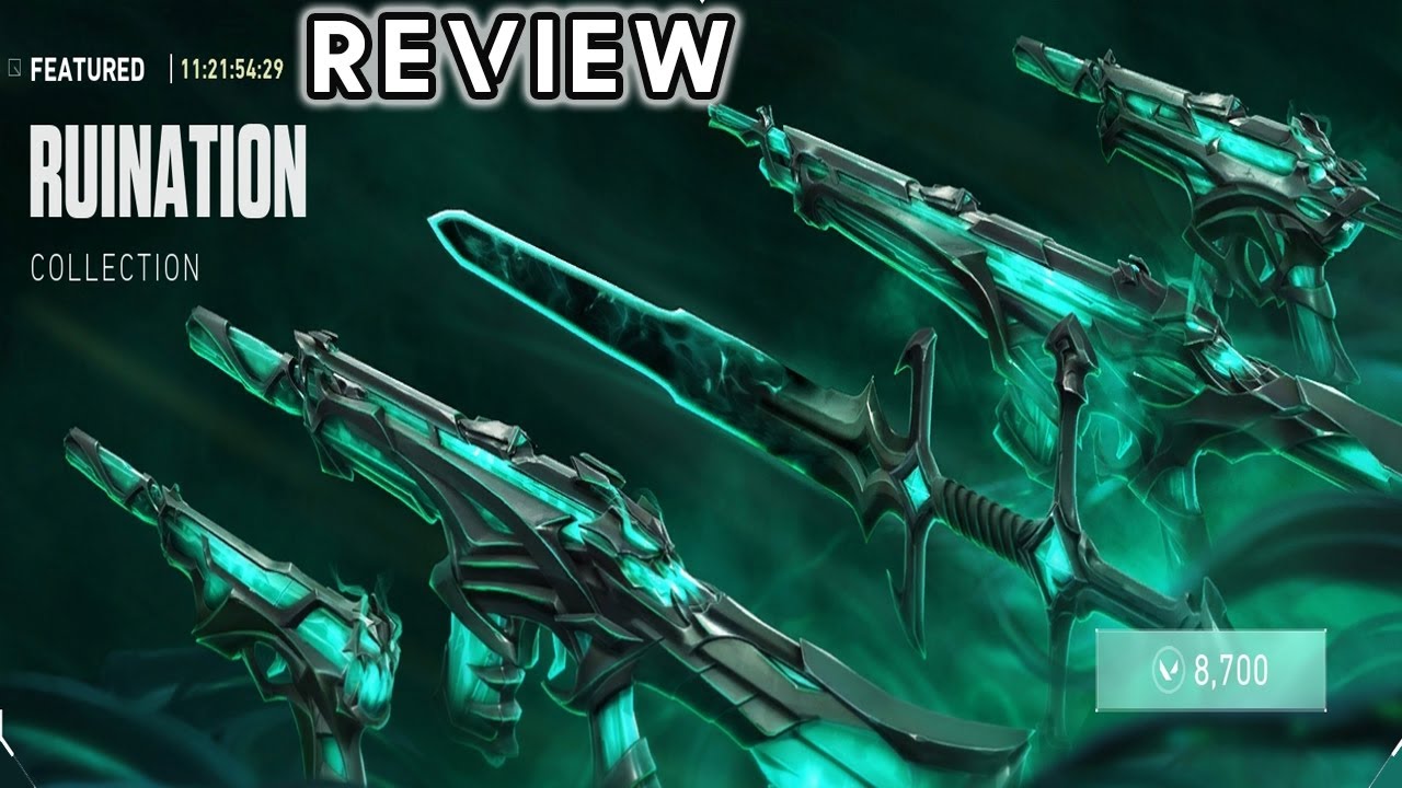 VALORANT | RUINATION Skin Collection Review | Best Valorant Skins Since ...