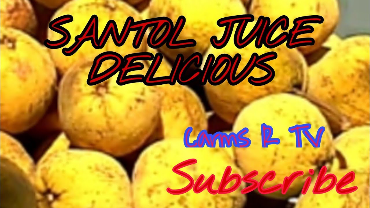 HOW TO MAKE: SANTOL JUICE Very Delicious . - YouTube