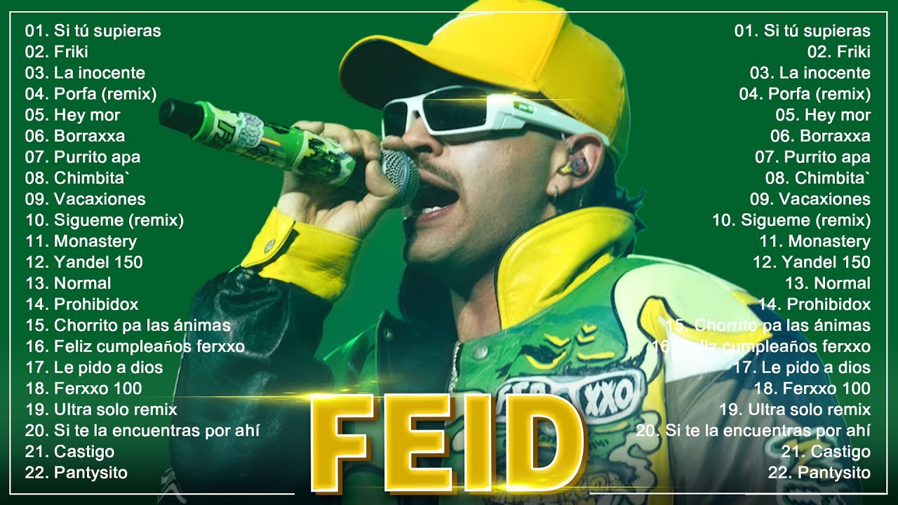 Pop Music Las Mejores Canciones De Feid Feid Mix Album 2023 Youtube